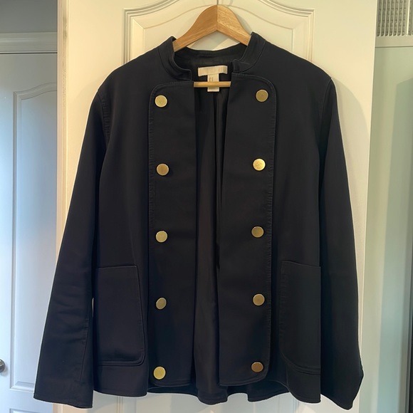 H&M | Jackets & Coats | Navy Hm Military Style Jacket | Poshmark